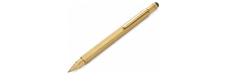 Troika - Construction Pen - Square - Brass - Troika - Constr